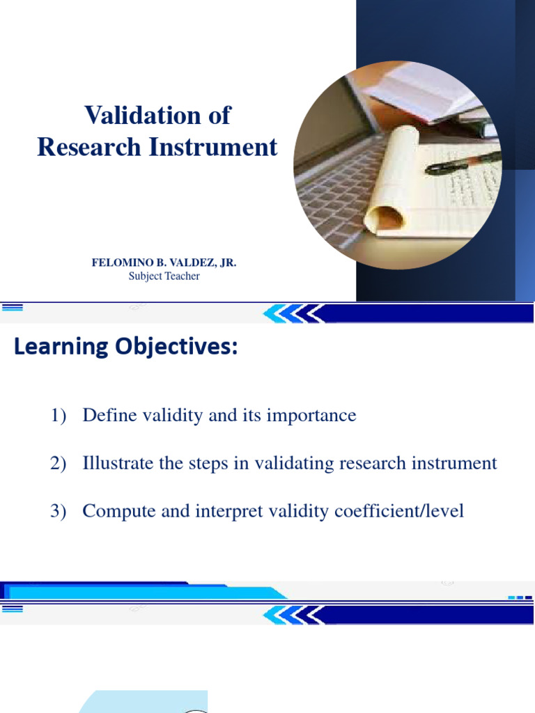 Validation | Download Free PDF | Validity (Statistics) | Data
