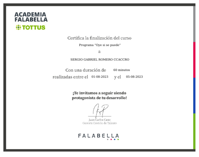 Programa "Oye Si Se Puede" | PDF