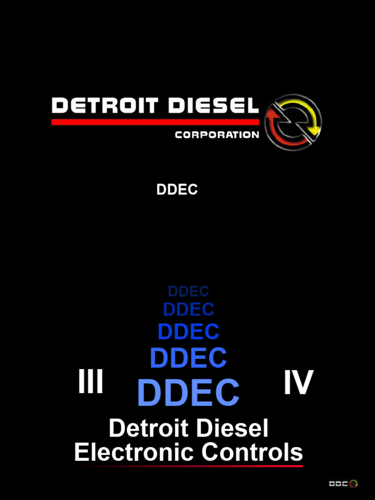 DDEC IV Overview and Features | PDF | Fuel Injection | Diesel Engine