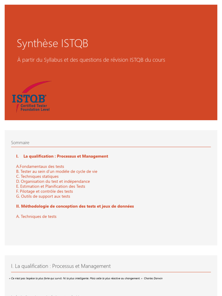 Synthese ISTQB | PDF