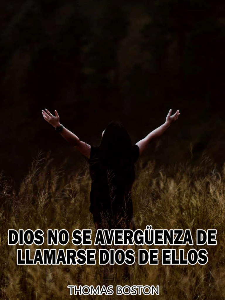Dios no se avergüenza de su pueblo | PDF