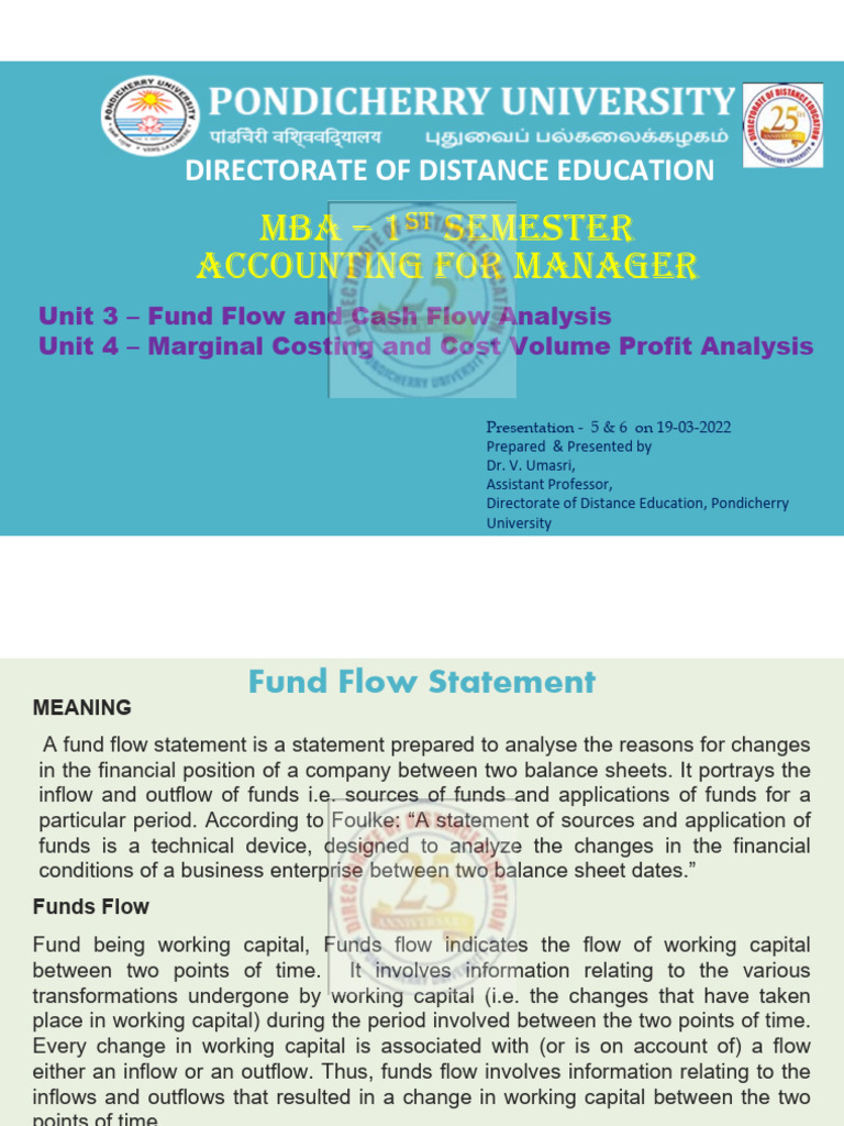 Unit 3 & 4 - Accountingformanager - Anandu | PDF | Cash Flow Statement | Debits And Credits