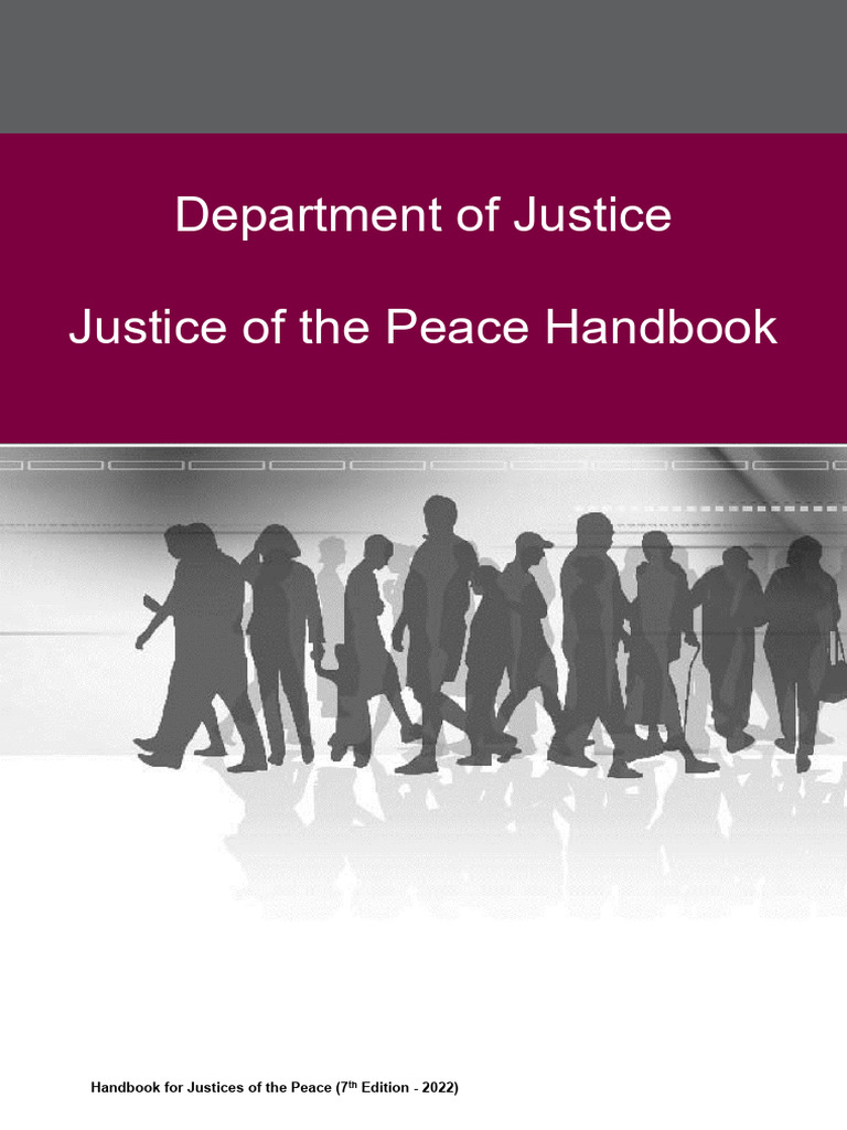 JP Handbook: Witnessing Affidavits Guide | PDF | Justice Of The Peace ...
