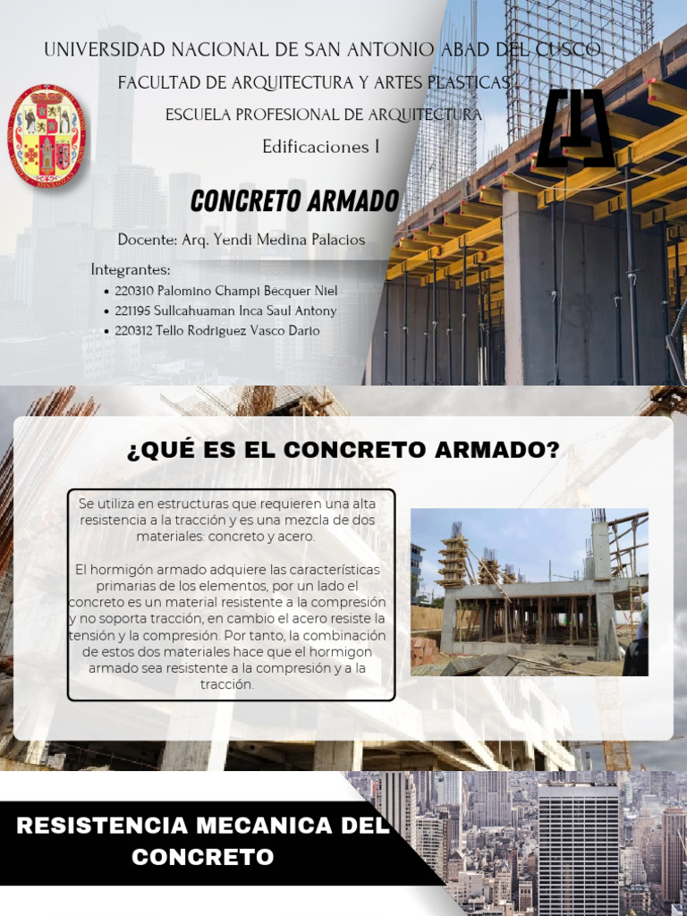 El Concreto | PDF | Hormigón | Hormigón pretensado