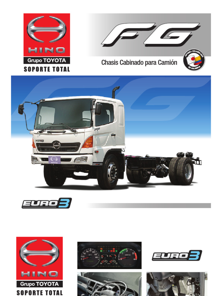 Hino fg8j | PDF | Camión | Eje