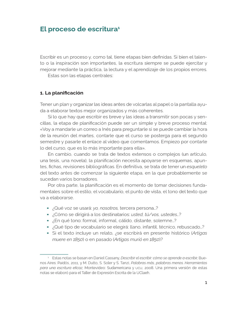 4 - Proceso de Escritura | PDF | Stephen King