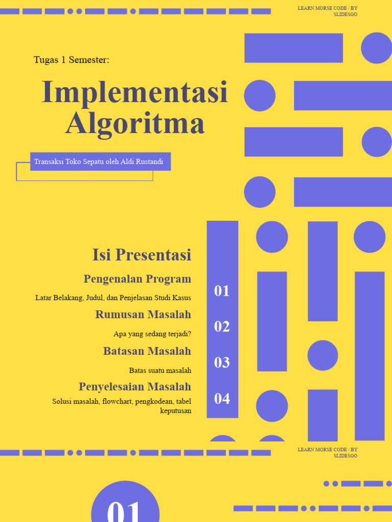 Algoritma Dan Pemrograman | PDF