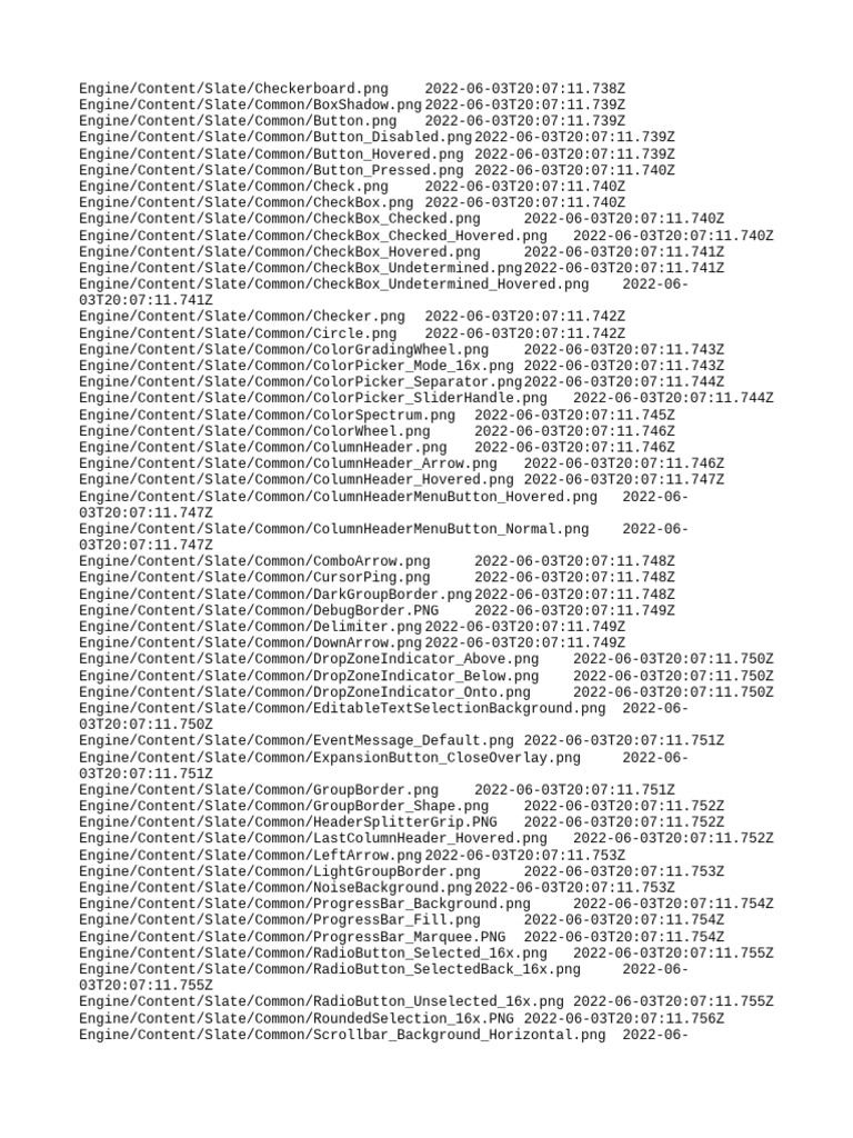 Manifest UFSFiles Win64 | PDF
