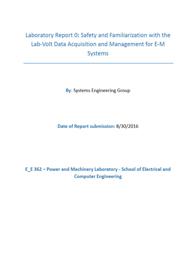 Lab-Volt Safety & Equipment Guide | PDF | Ac Power | Electrical Network