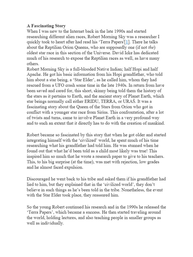 A Fascinating Story | PDF