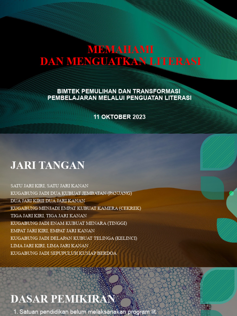 Memahami Dan Menguatkan Literasi | PDF | Seni & Disiplin Bahasa | Sains & Matematika