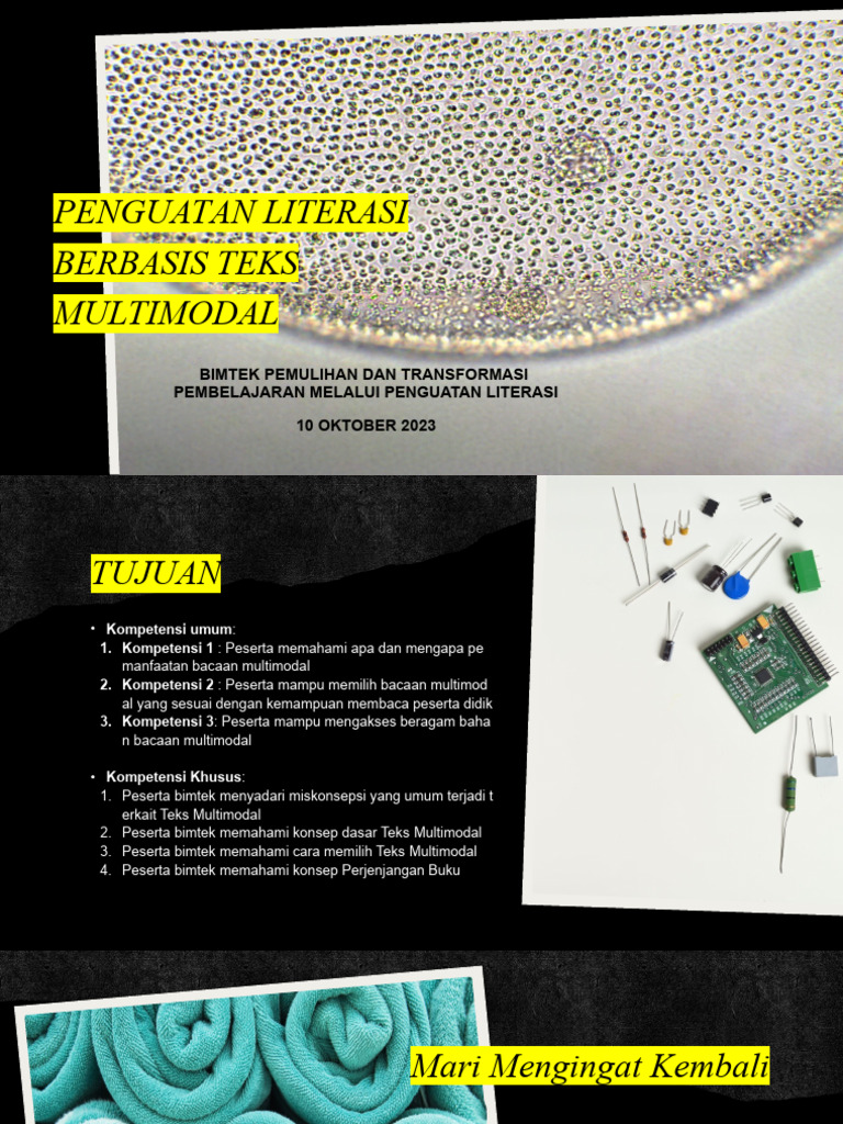 Penguatan Literasi Teks Multimodal | PDF | Seni & Disiplin Bahasa
