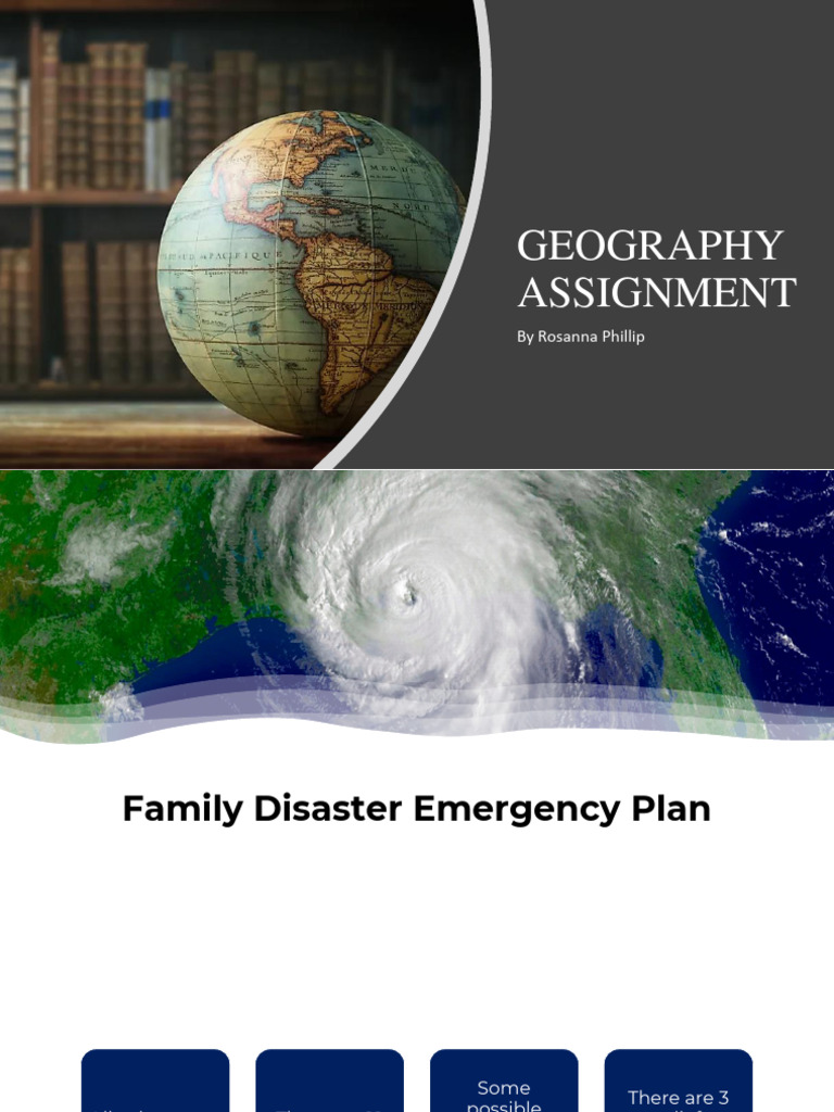 Disaster Emergency Plan - Geography Form 3 | PDF