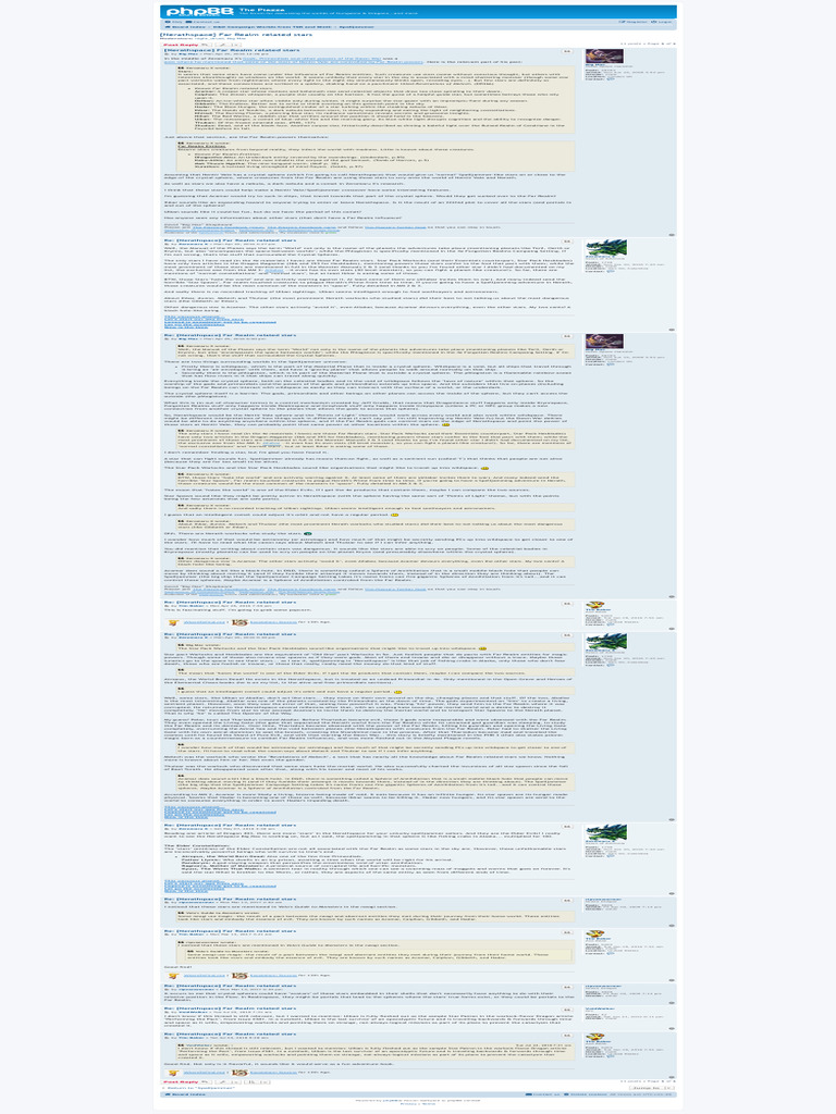 (Nerathspace) Far Realm Related Stars - The Piazza | PDF