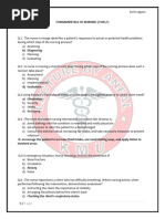 Nursing Process MCQs for Students | PDF | Nursing | Medical Diagnosis