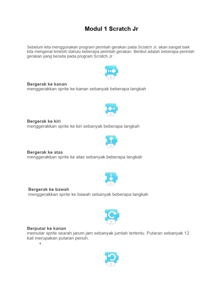 Modul Ajar Scratch JR SMP | PDF