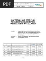 Sample Inspection and Test Plan ITP Form Template-40237 | PDF ...