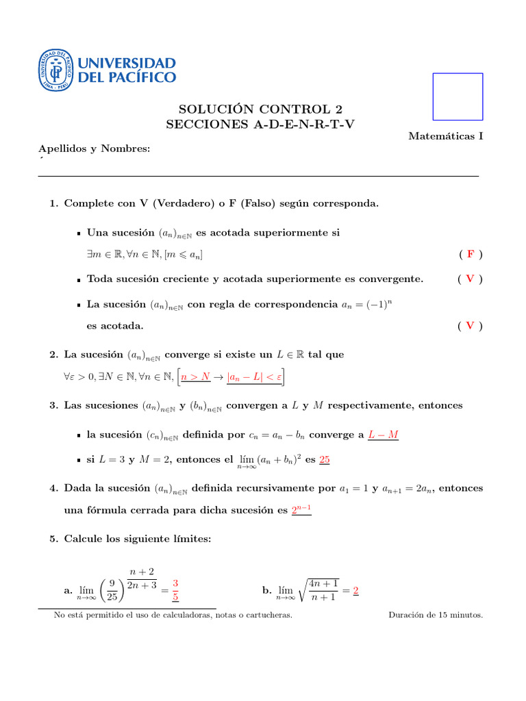 Control2 M1 2023-1 | PDF