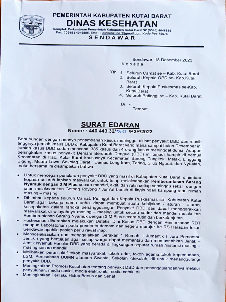 SE Waspada DBD | PDF