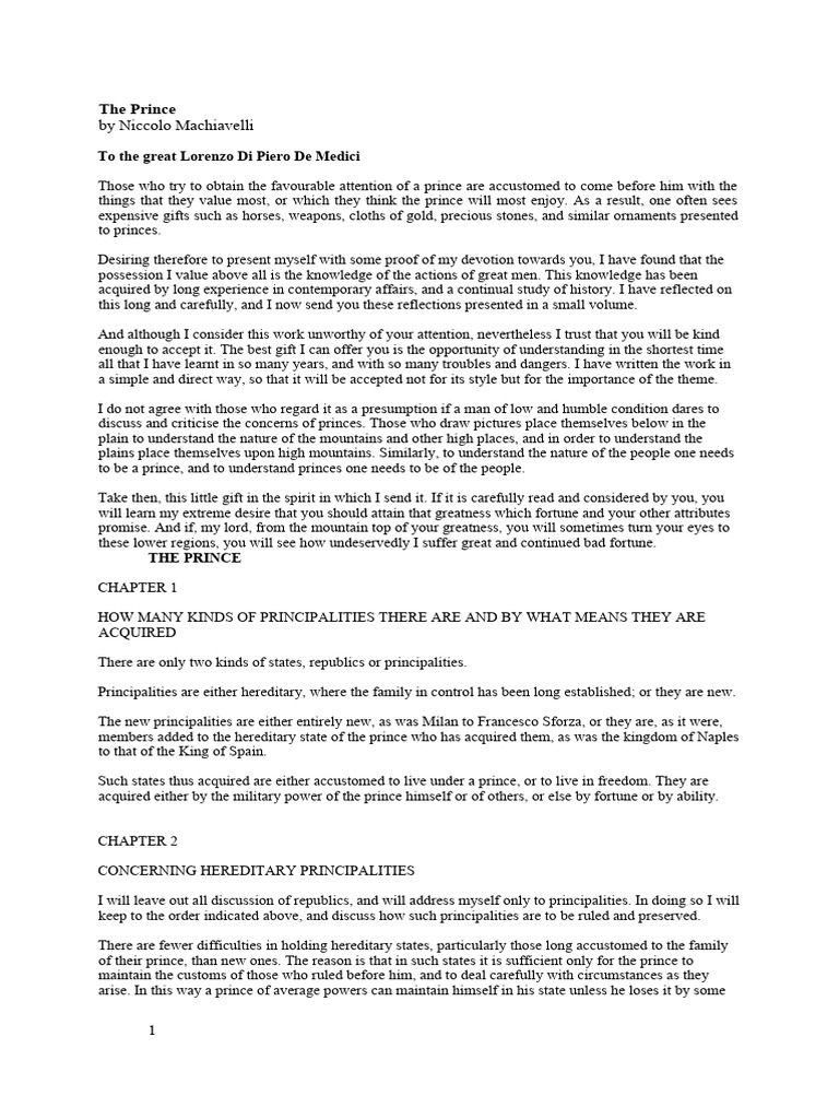 Prince Adapted2 | PDF | The Prince | Ancient Carthage