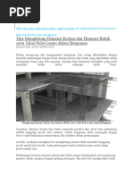 Jarak Gording dan Usuk Atap Rumah | PDF