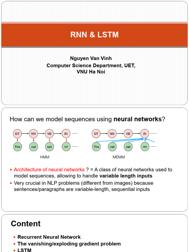 RNN LSTM | PDF | Cognitive Science | Emerging Technologies