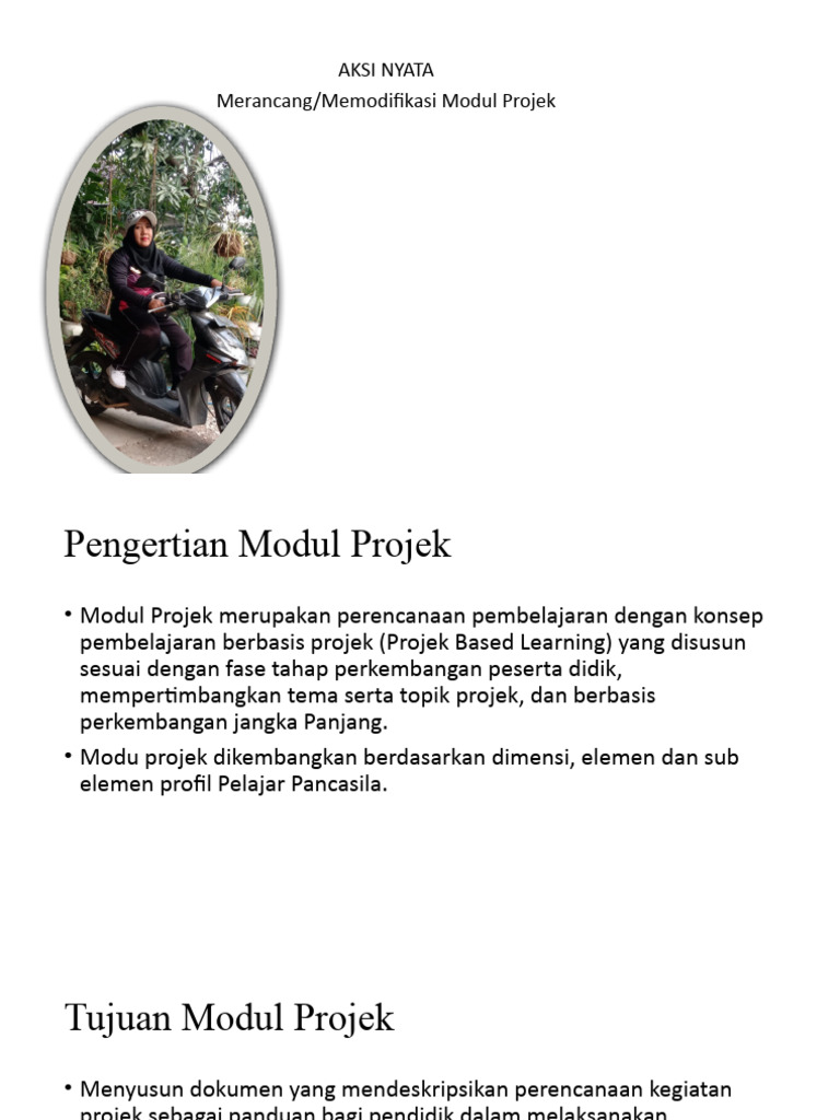 Merancang - Memodifikasi Modul Projek - Guru | PDF
