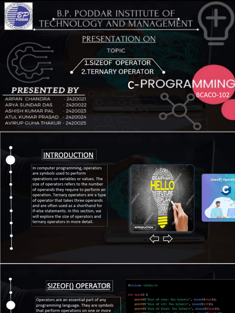 Understanding Ternary Operators in Code | PDF | Software Development ...
