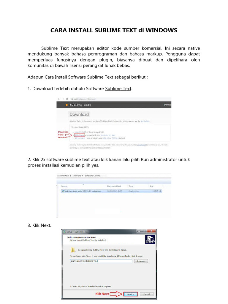 Cara Install Sublime Text | PDF Cara Install Sublime Text | PDF