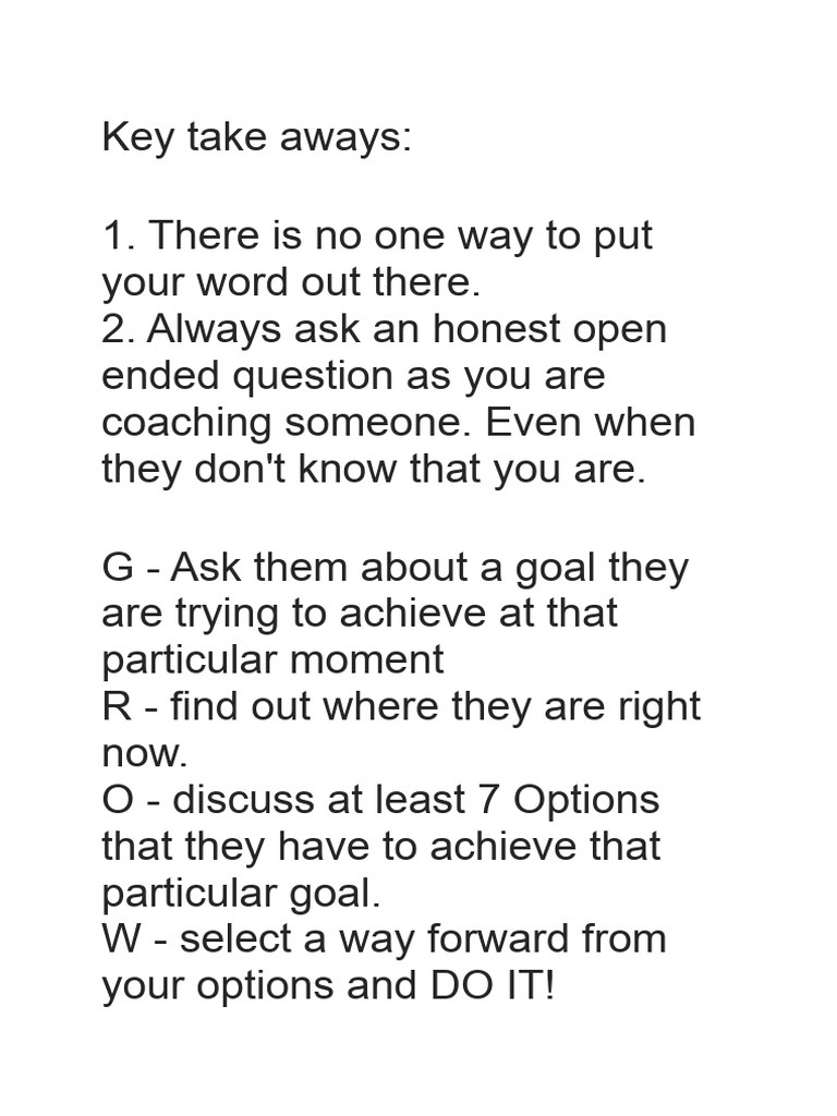 The Bridge Leadership Room Conference Take Aways | PDF | Mindset ...