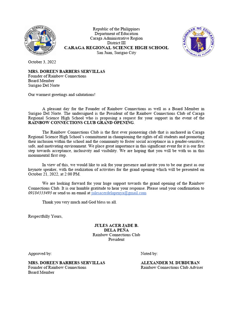 RCC Guest Letter | PDF