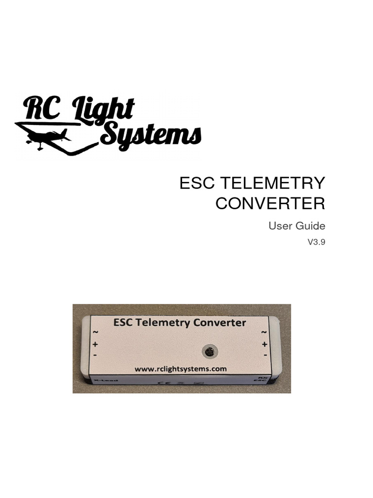 Esc Telemetry Instructions 3.9 | PDF | Computing | Information And Communications Technology