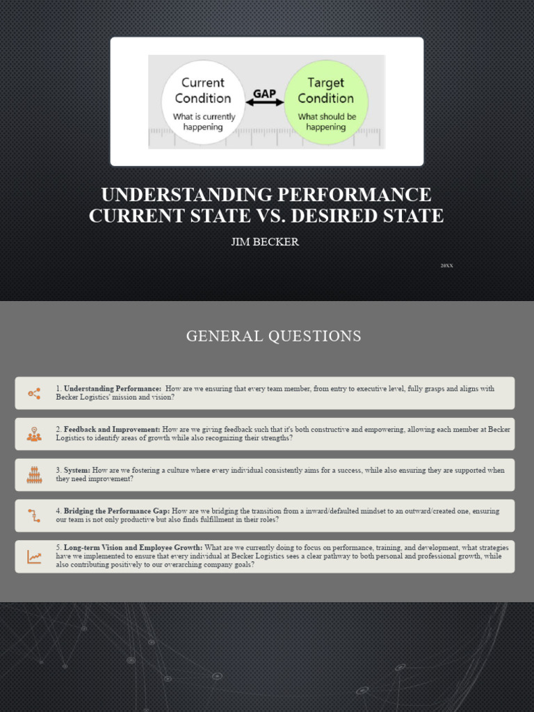 Understanding Performance Current State vs. Desired State | PDF ...