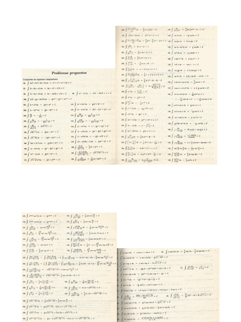 Tarea Integrales Requisito U5 | PDF