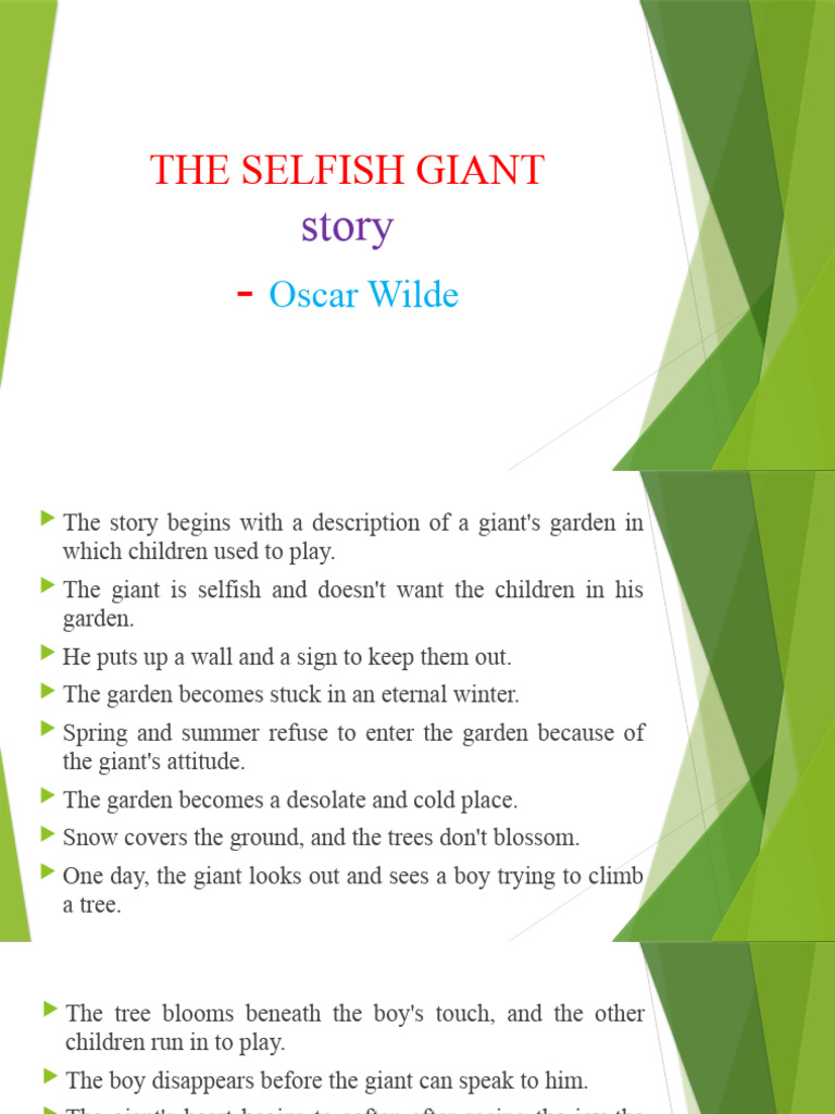 English11. The Selfish Giant | PDF