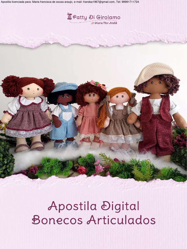 001c Apostila Digital Bonecos Articulados | PDF