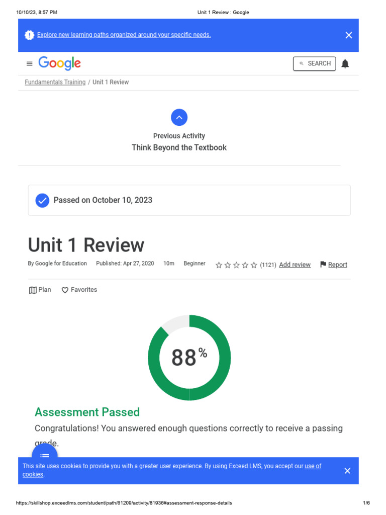 Unit 1 Review - Google | PDF | Career & Growth | Computers