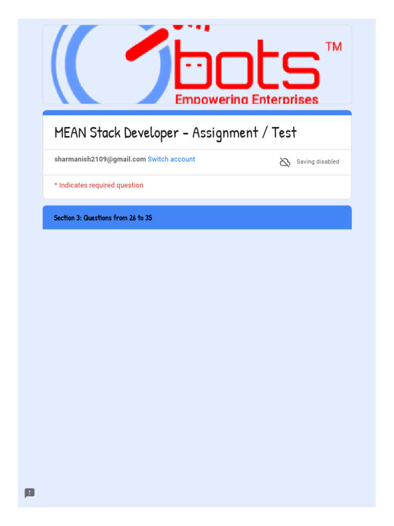 MEAN Stack Developer - Assignment | PDF | Command Line Interface ...