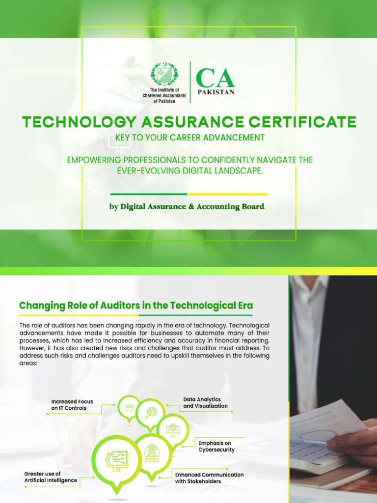 Technology Assurance Certificate | PDF