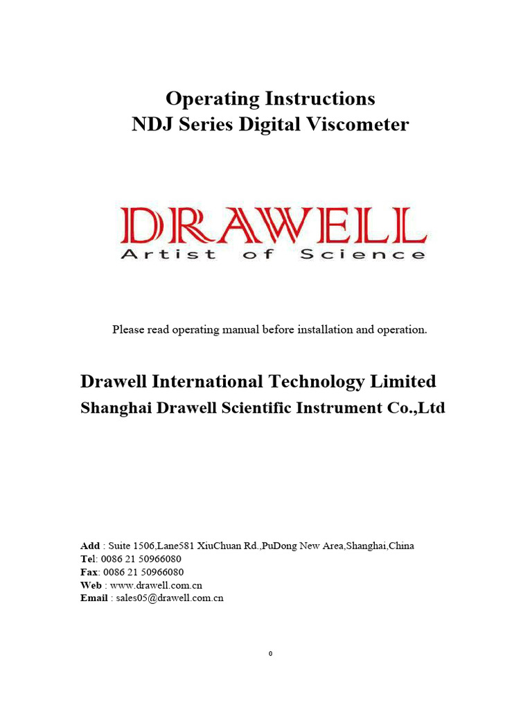 User Manual NDJ 5S NDJ 8S | PDF | Manufactured Goods | Physical Quantities