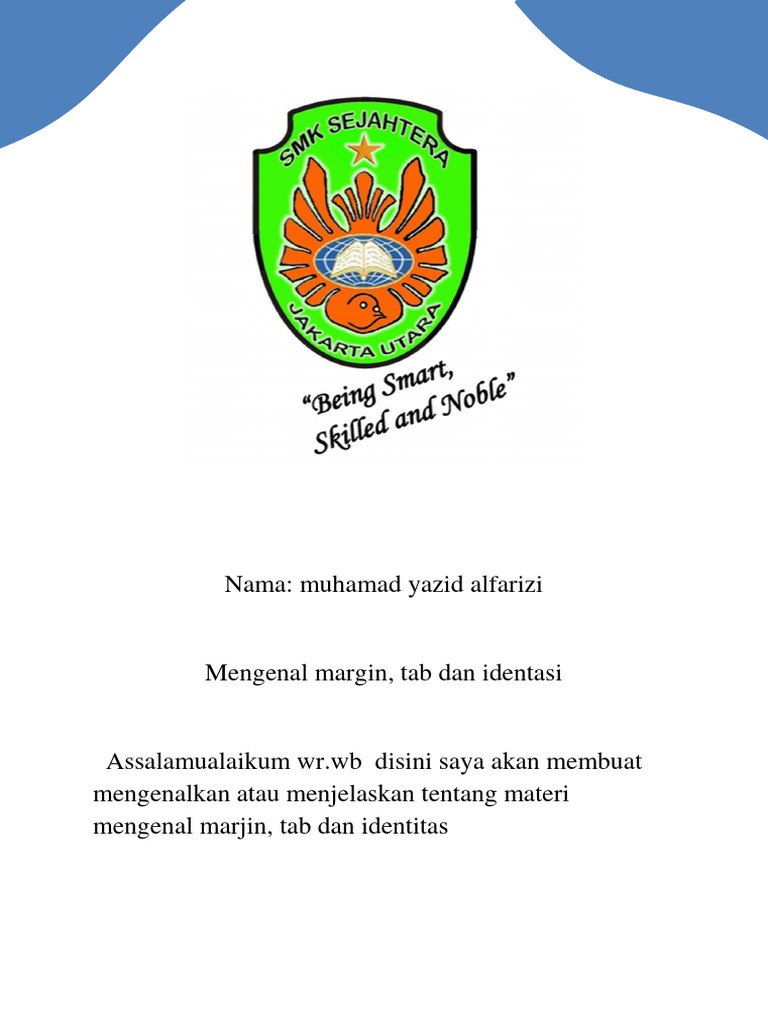 Mengenal Margin, Tab, dan Identasi | PDF