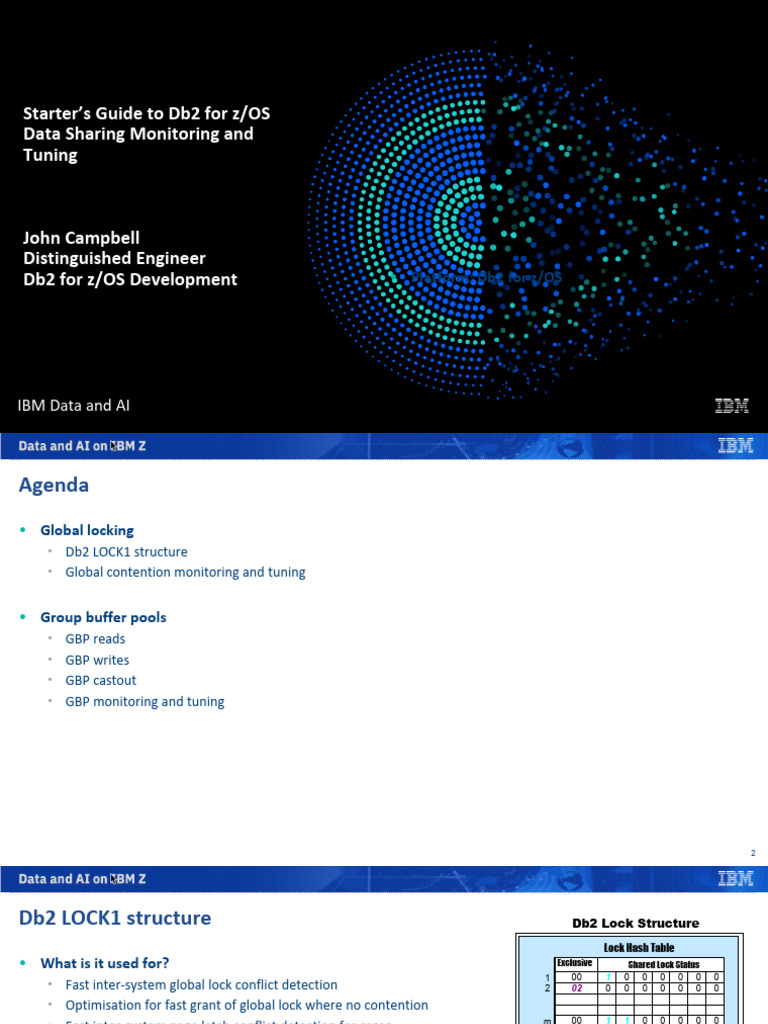 Starters Guide To Db2 For ZOS Data Sharing Monitoring and Tuning | PDF | Cache (Computing) | Ibm Db2