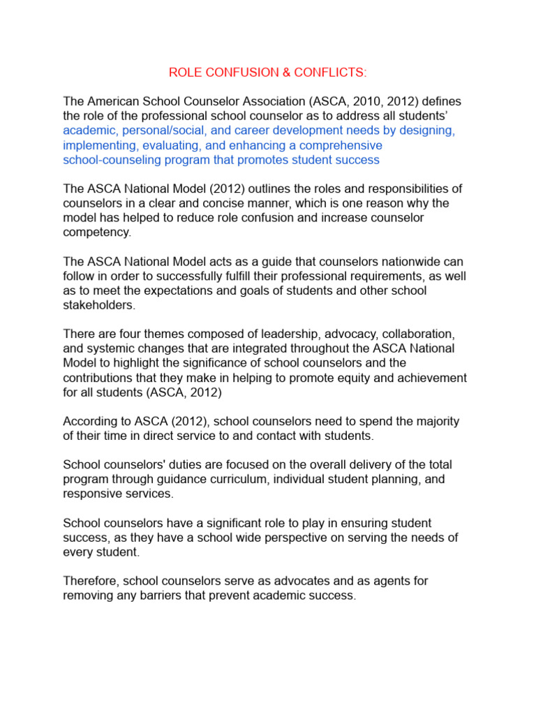 Counselor-Role - Orienttaion To Admin& Parents | PDF | School Counselor ...