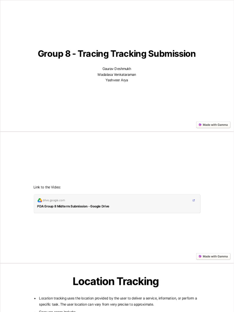 Half Group-8-Tracing-Tracking-Submission | PDF