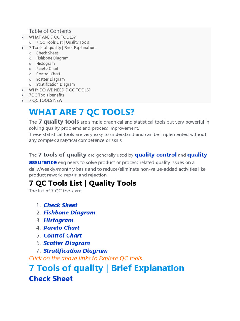 7QC Tools Training | PDF | Systems Science | Applied Mathematics