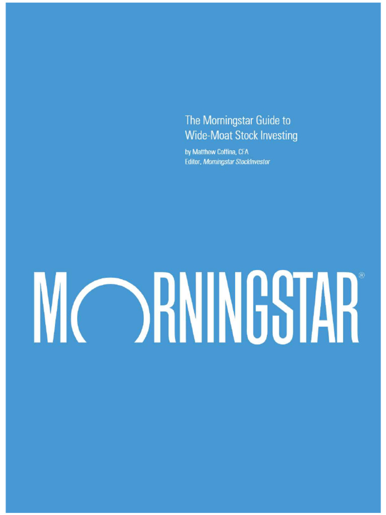 2019 Morningstar Guide To Wide Moat Companies | PDF