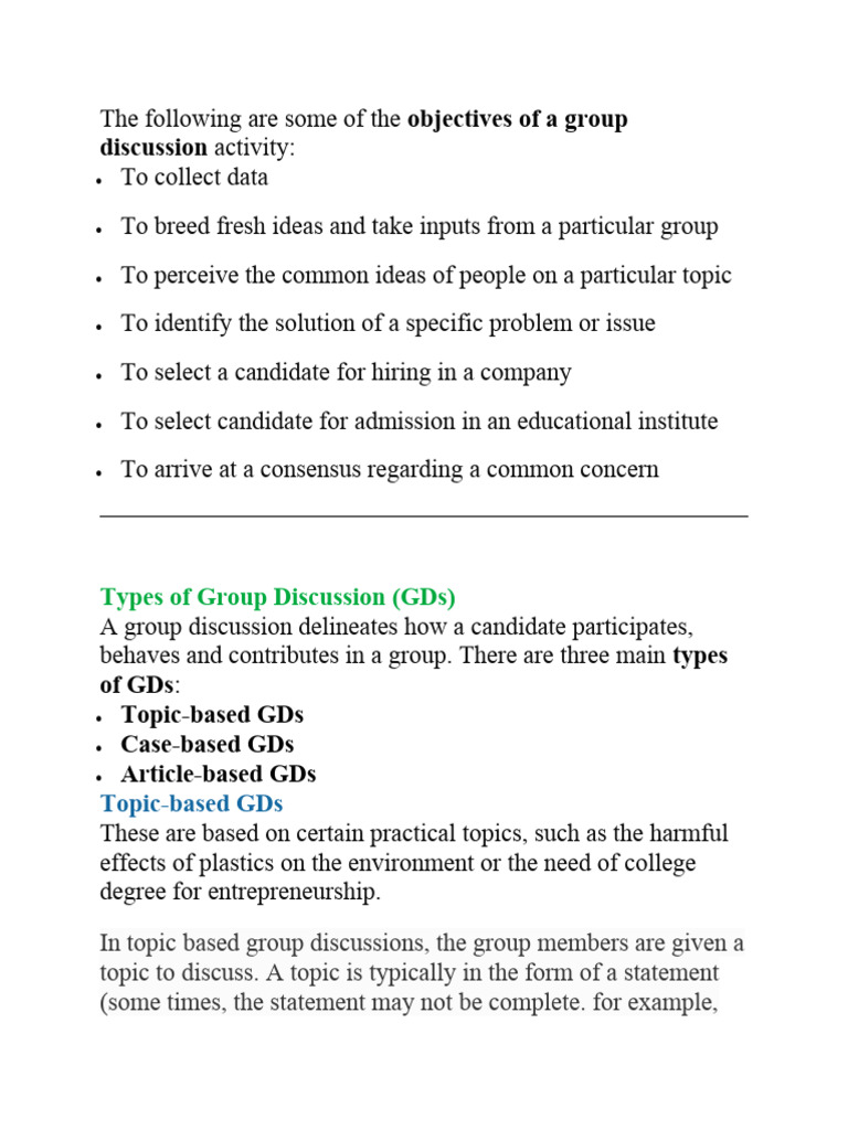 Mastering Group Discussions | PDF | Thought | Communication