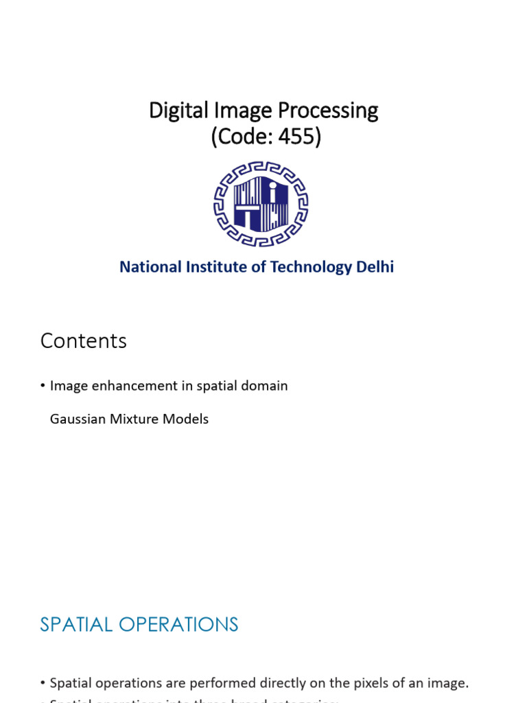 Lecture 7 Unit1 | PDF | Algorithms | Signal Processing Lecture 7 Unit1 | PDF | Algorithms | Signal Processing