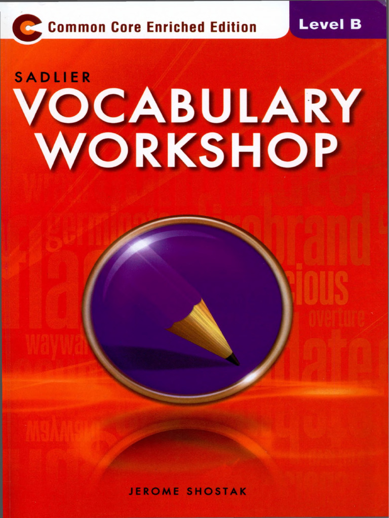 B Vocabulary Workshop Enriched Edition | PDF | Reading Comprehension ...