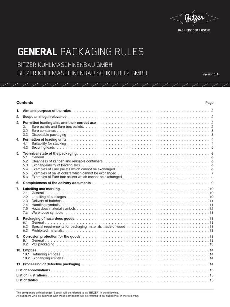 Compressor Packaging Guide | PDF | Packaging And Labeling | Pallet